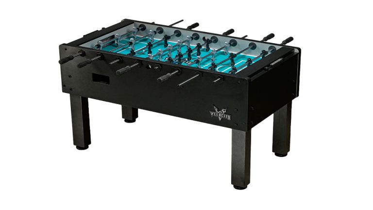 VF5100 HJ Scott® Velocity Foosball Table, Black • Quality Billiards